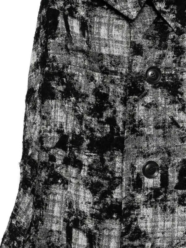 Y’s Abstract-pattern Coat