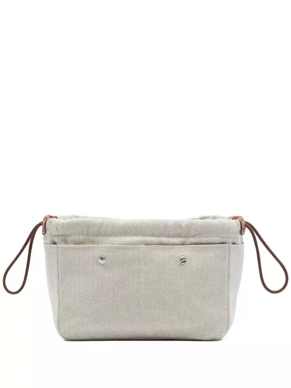 Hermès 2023 Canvas And Barenia Fourbi 20 Pouch