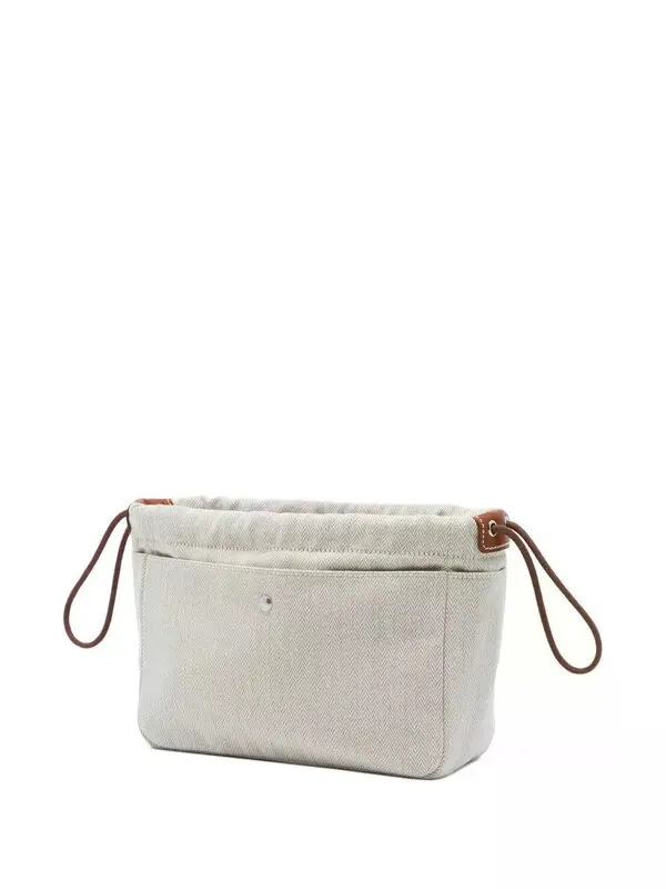 Hermès 2023 Canvas And Barenia Fourbi 20 Pouch
