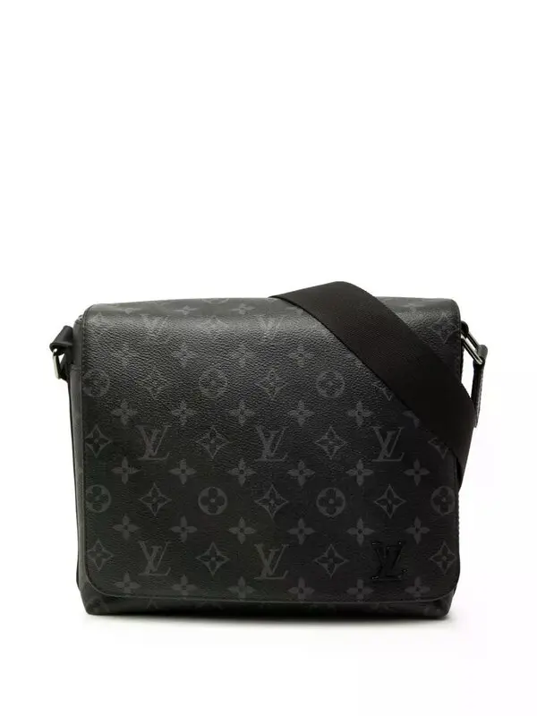 LOUIS VUITTON 2021 Monogram Eclipse District Pm Crossbody Bag