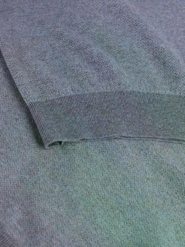 Loro Piana Chevron-knit Crew-neck Sweater