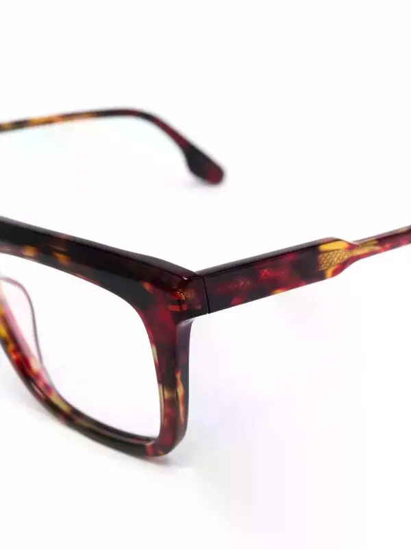 Victoria Beckham Tortoiseshell-effect Square-frame Glasses