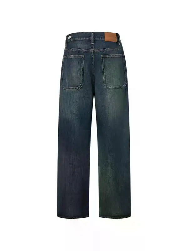 SUNFLOWER Washed Straight-leg Jeans