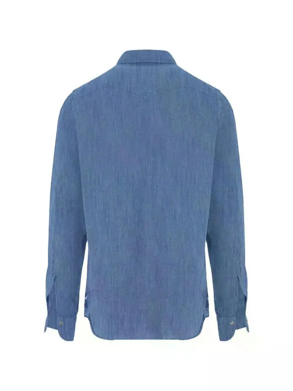 FINAMORE 1925 Western-style Denim Shirt