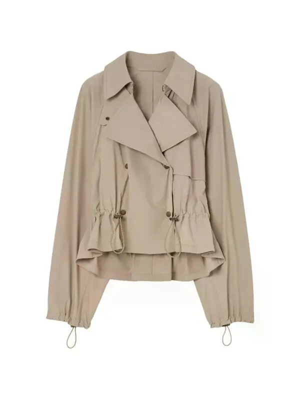 Burberry Detachable-hood Stretch-nylon Jacket - Neutrals
