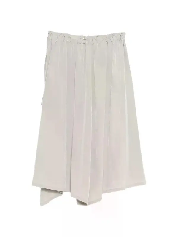 Y’s Gathered Crepe-de-chine Trousers