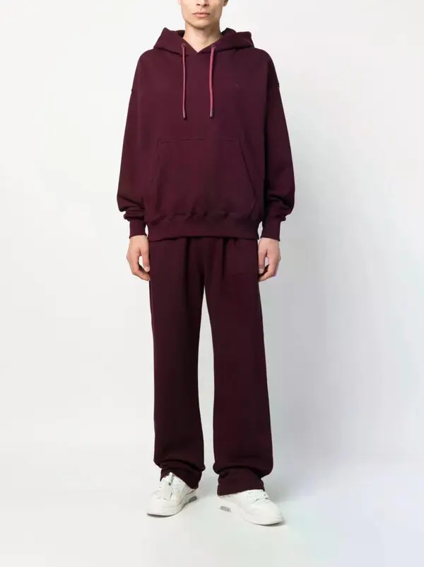 Off-White Logo-embroidered Cotton Track Pants