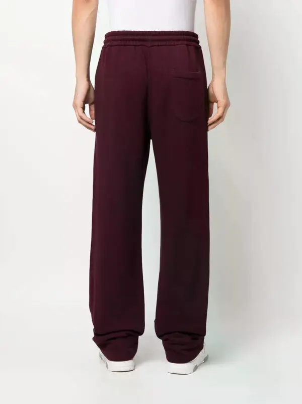 Off-White Logo-embroidered Cotton Track Pants