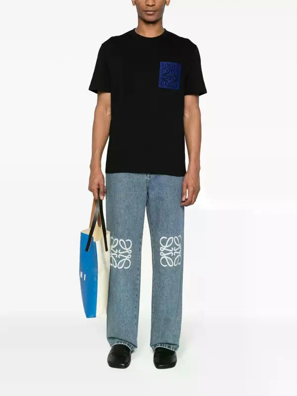 Loewe Anagram-embroidered Cotton T-shirt