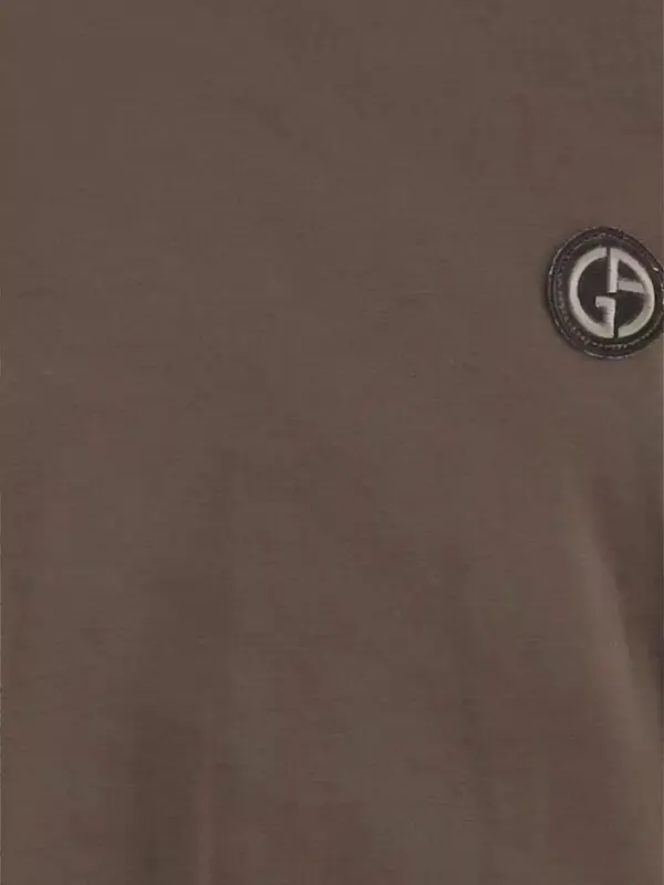 Giorgio Armani Logo-patch T-shirt
