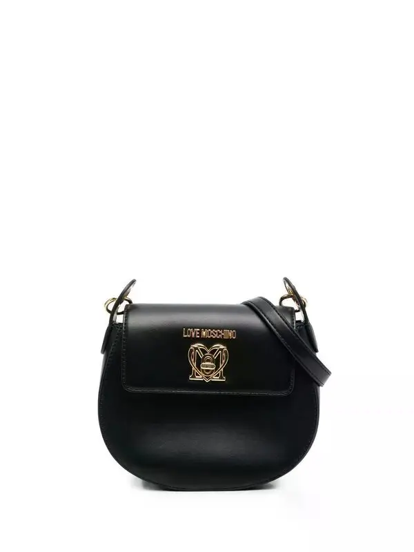 Moschino Logo Plaque Shoulder Bag
