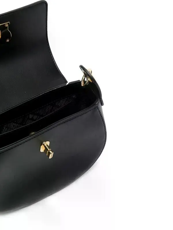 Moschino Logo Plaque Shoulder Bag