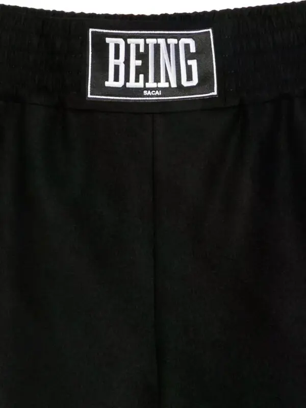 Sacai Logo-patch Shorts