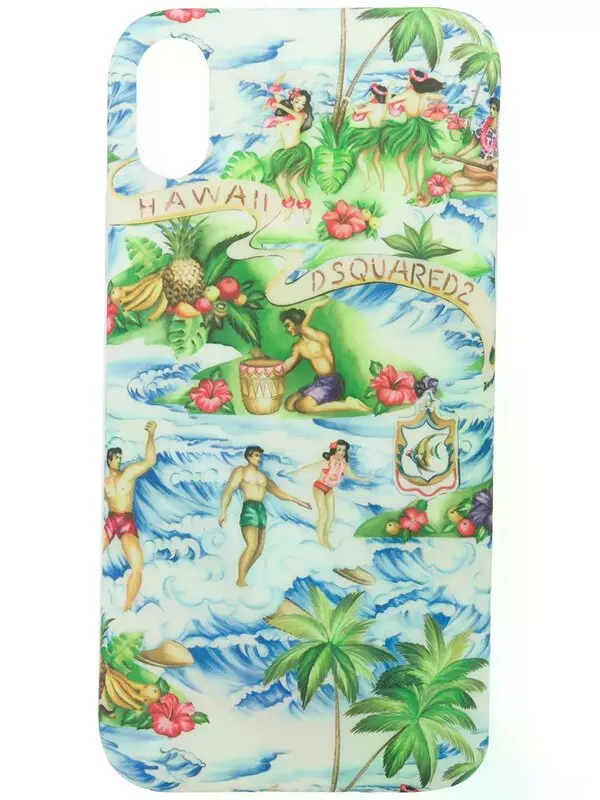 Dsquared2 Hawaii Iphone X Case - Multicolour