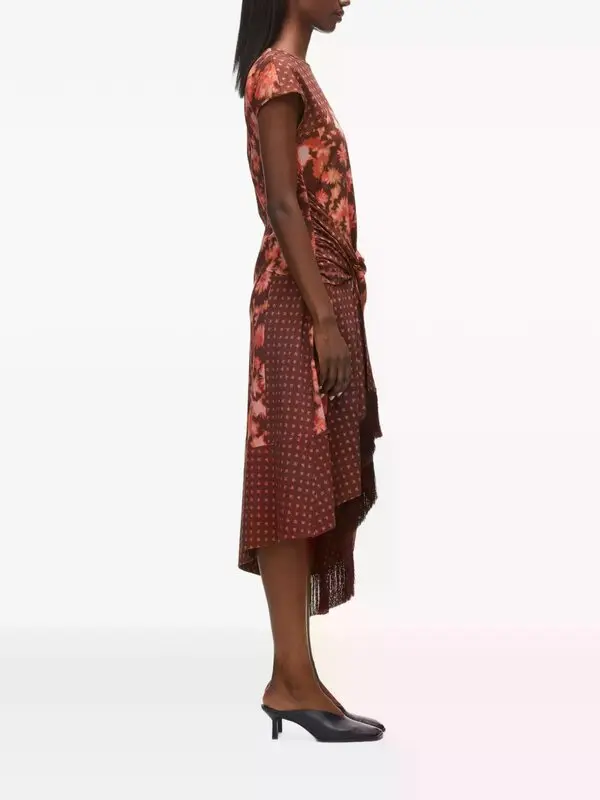3.1 Phillip Lim Short-sleeves Asymmetric Dress