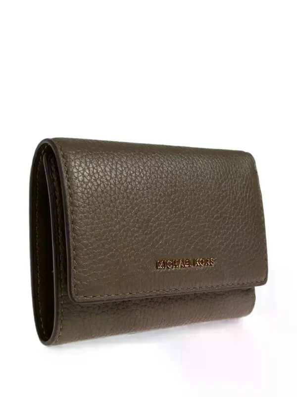 Michael Kors Logo-plaque Leather Wallet