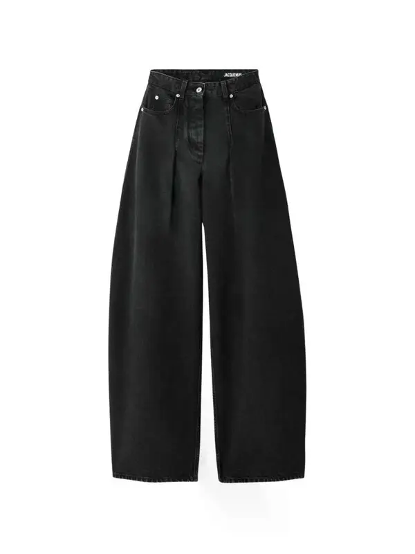 Jacquemus Belt-loops Jeans - Black