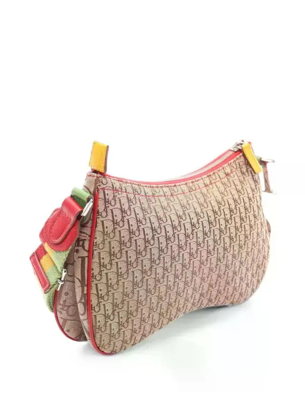 Dior 2010s Small Rasta Trotter Saddle Shoulder Bag - Neutrals