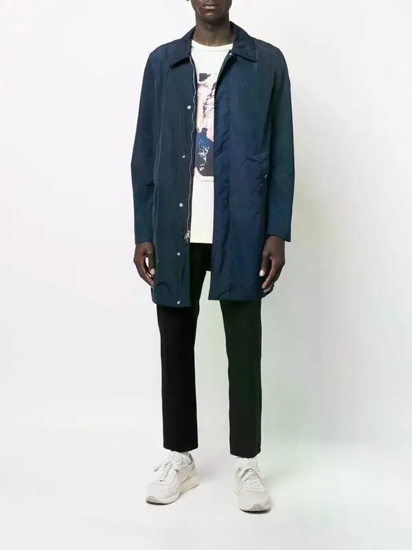 Woolrich City Mid-length Car Coat - Blue