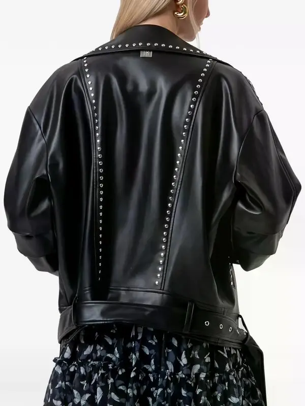 FRACOMINA Stud-embellished Biker Jacket
