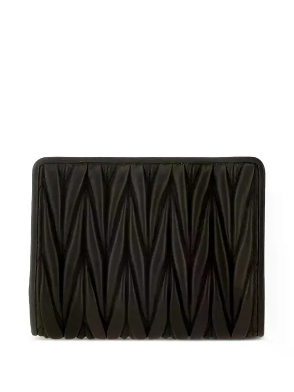 Miu Miu Matelassé Leather Wallet