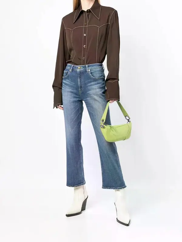 TU ES MON TRESOR Peridot Wide-leg Jeans