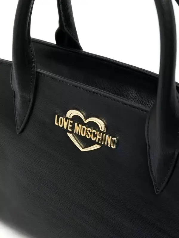 Moschino Logo-plaque Tote Bag