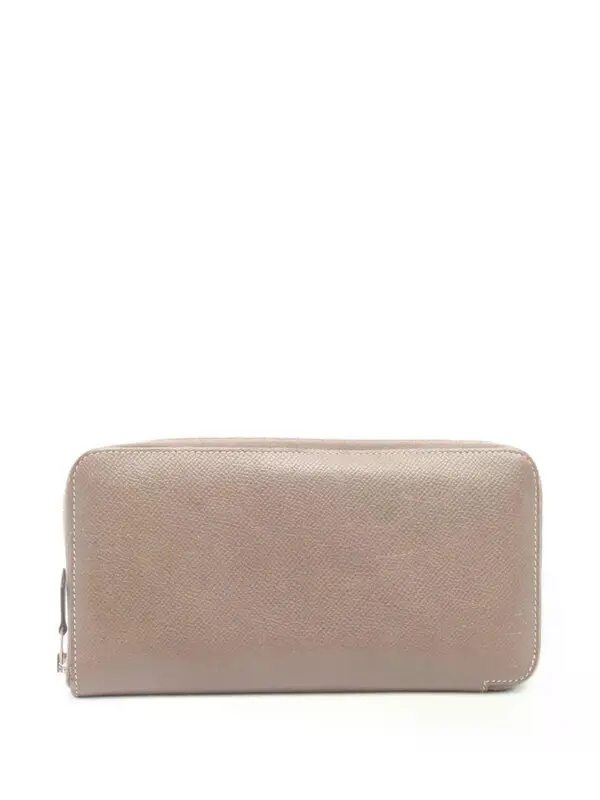 Hermès 2013 Zip-up Wallet - Grey