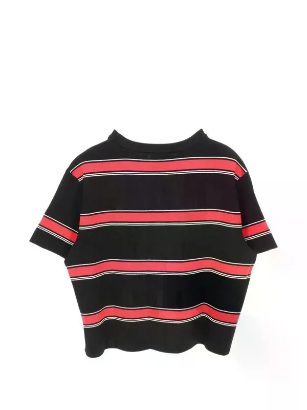 LOUIS VUITTON 2010s Striped Cropped T-shirt