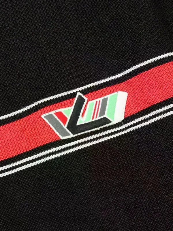 LOUIS VUITTON 2010s Striped Cropped T-shirt