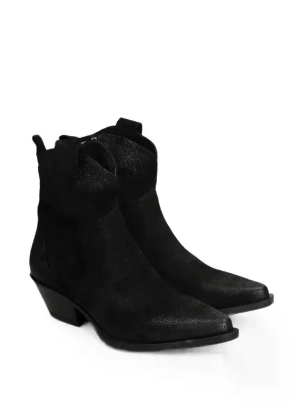 METISSE Texan Side-zip Ankle Boots