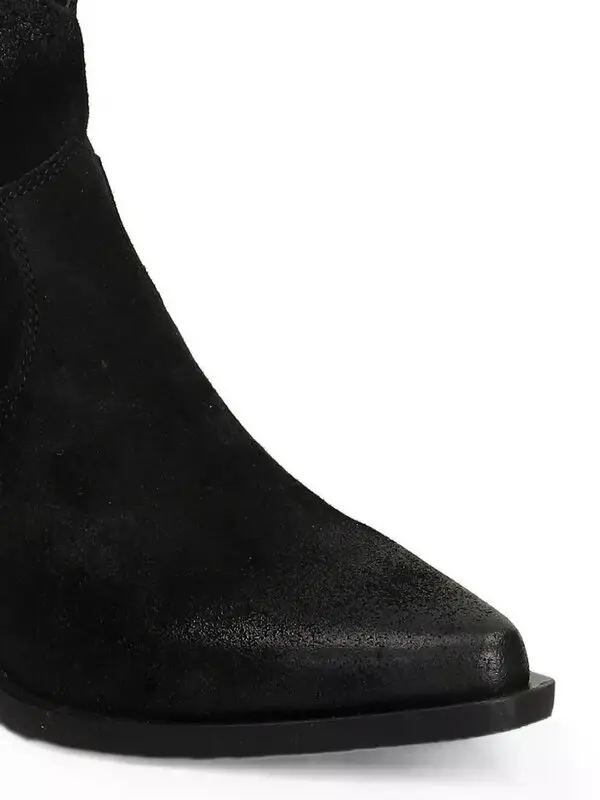 METISSE Texan Side-zip Ankle Boots