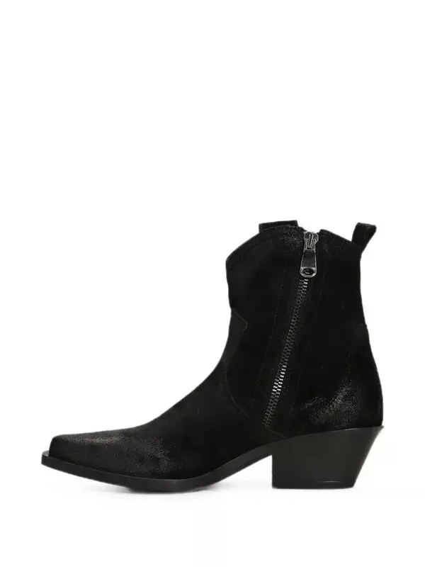 METISSE Texan Side-zip Ankle Boots