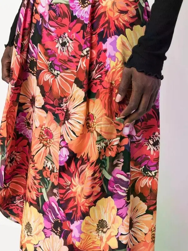 Stella McCartney Floral Print Midi Skirt