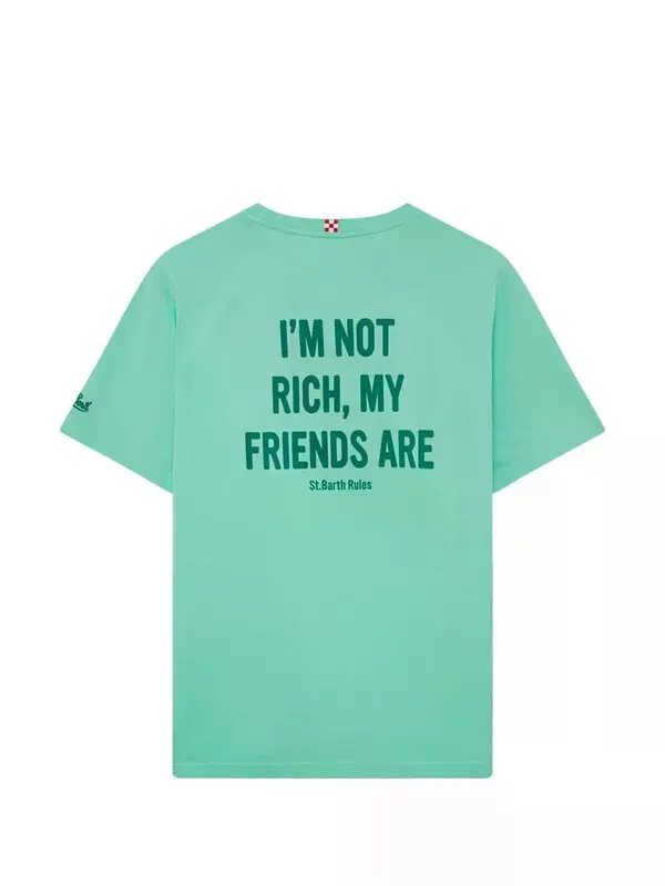 MC2 SAINT BARTH Slogan-print Cotton T-shirt