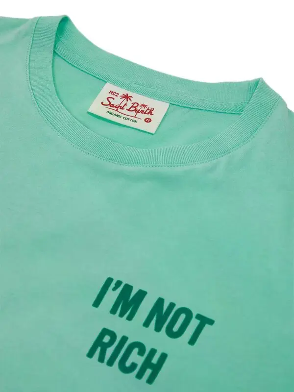 MC2 SAINT BARTH Slogan-print Cotton T-shirt