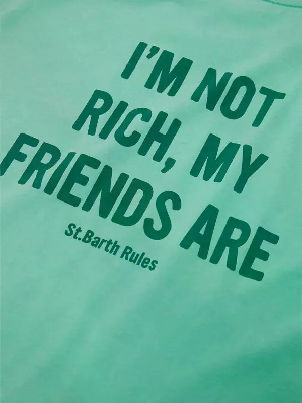 MC2 SAINT BARTH Slogan-print Cotton T-shirt
