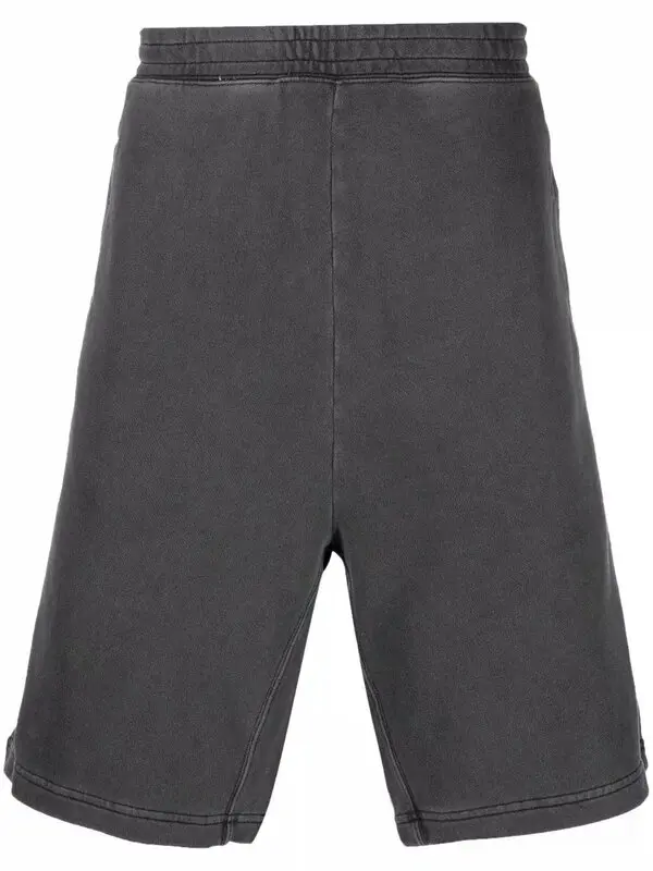 Carhartt Work In Progress Rear Logo-patch Shorts - Grey