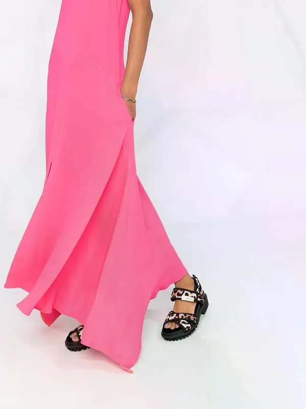 Stella McCartney Curved-hem Sleeveless Maxi-dress