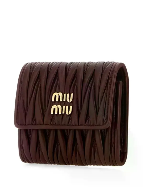 Miu Miu Matelassé Leather Wallet