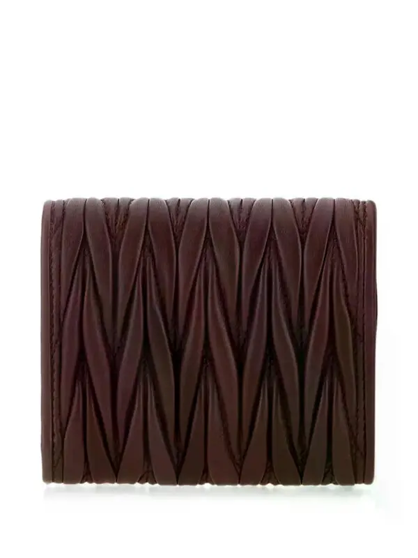 Miu Miu Matelassé Leather Wallet