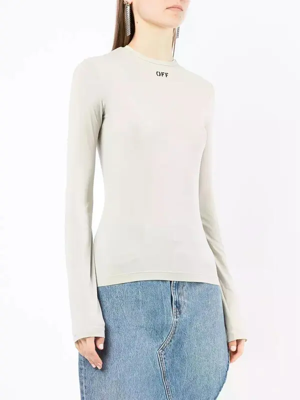 Off-White Off-print Long-sleeve Top
