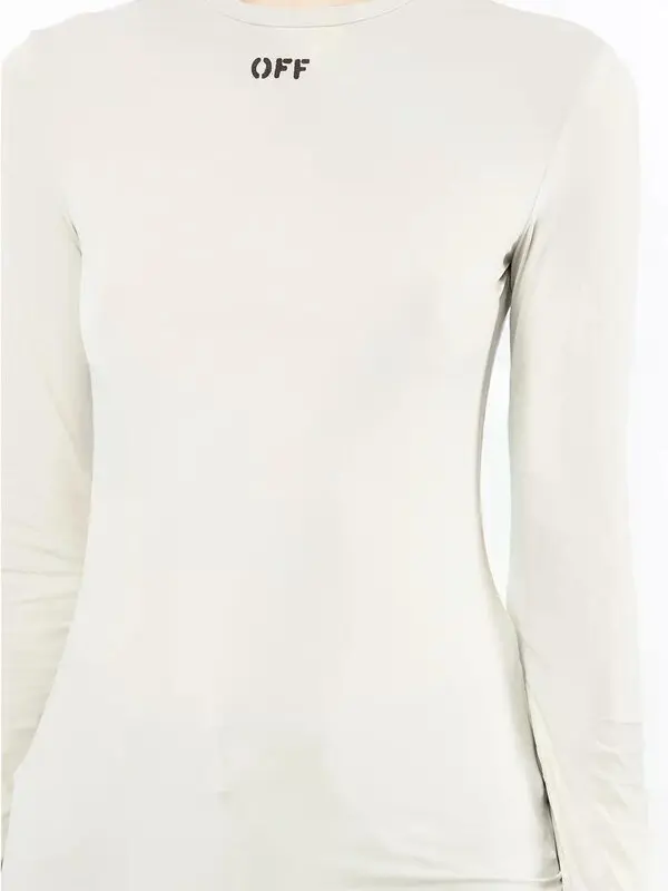 Off-White Off-print Long-sleeve Top