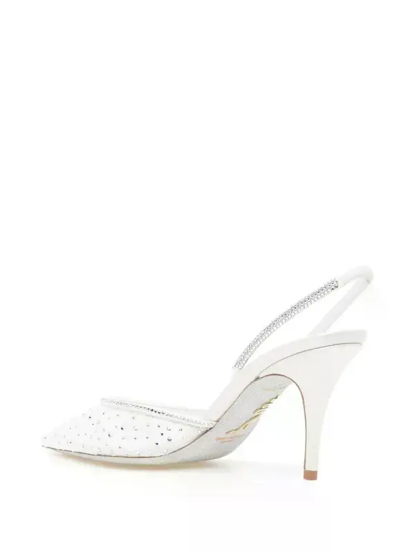 Rene Caovilla Belle Crystal-embellished Slingback Sandals