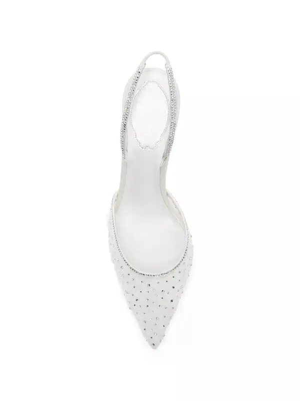 Rene Caovilla Belle Crystal-embellished Slingback Sandals