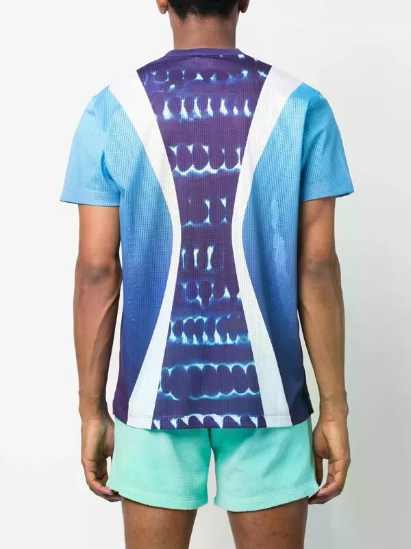 Dsquared2 Graphic-print Perforated T-shirt