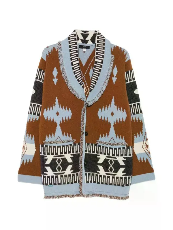 Alanui Fringe-trimmed Cardigan - Brown