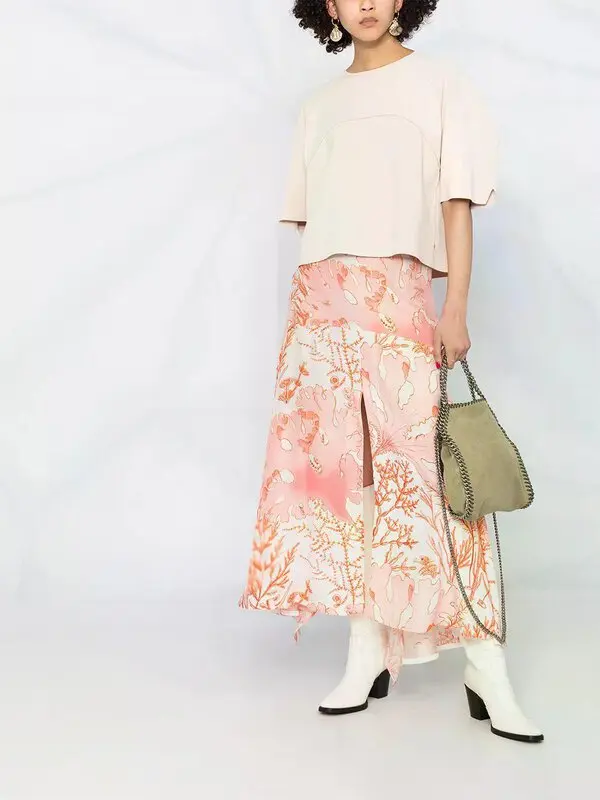 Stella McCartney Piped-seam Cropped Blouse