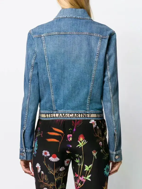 Stella McCartney Logo Hem Denim Jacket