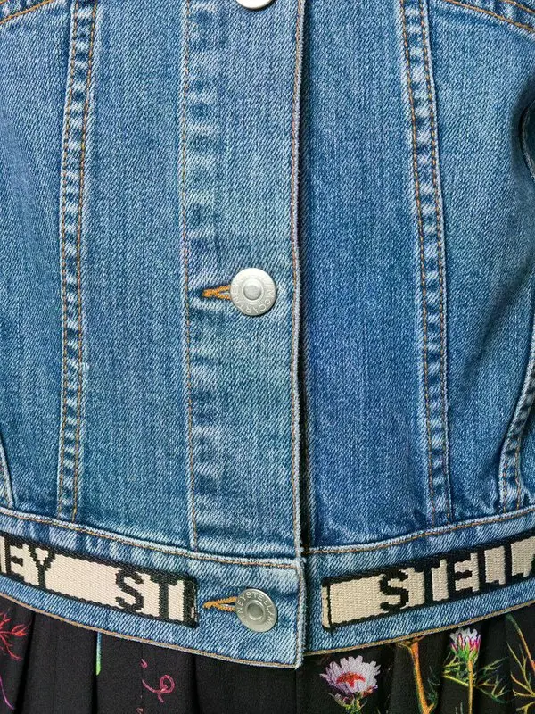 Stella McCartney Logo Hem Denim Jacket